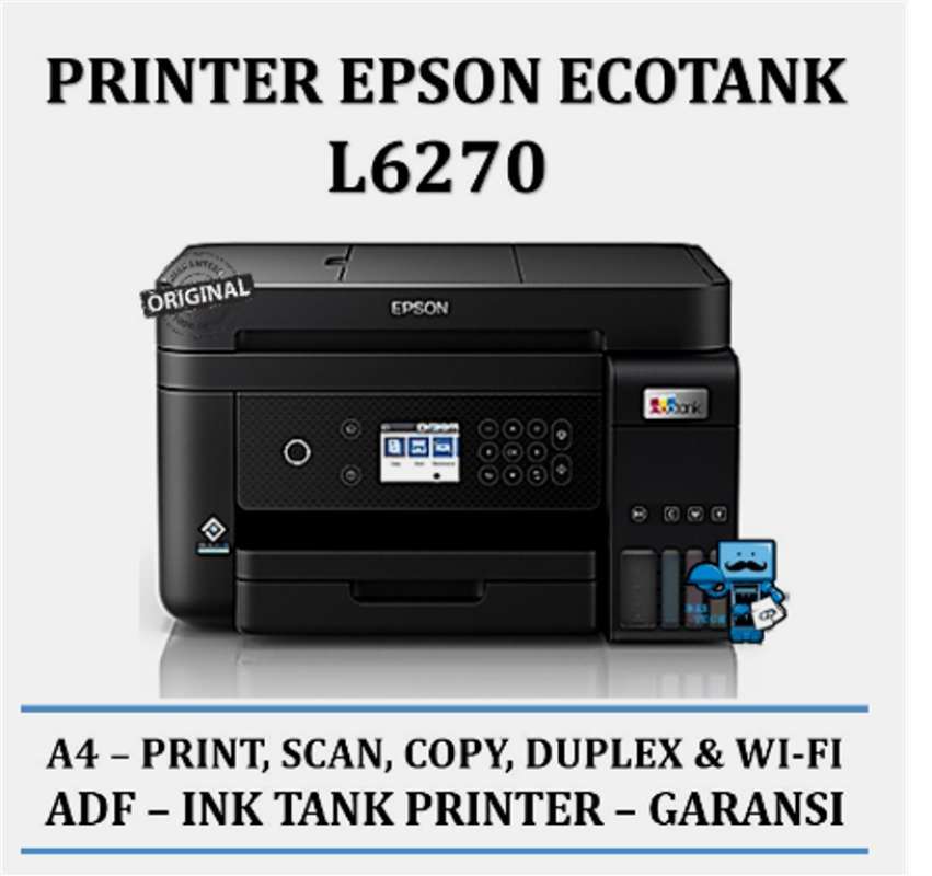 Jual Printer Epson Ecotank L6270 All-in-One Ink Tank with ADF + Wi-Fi ...