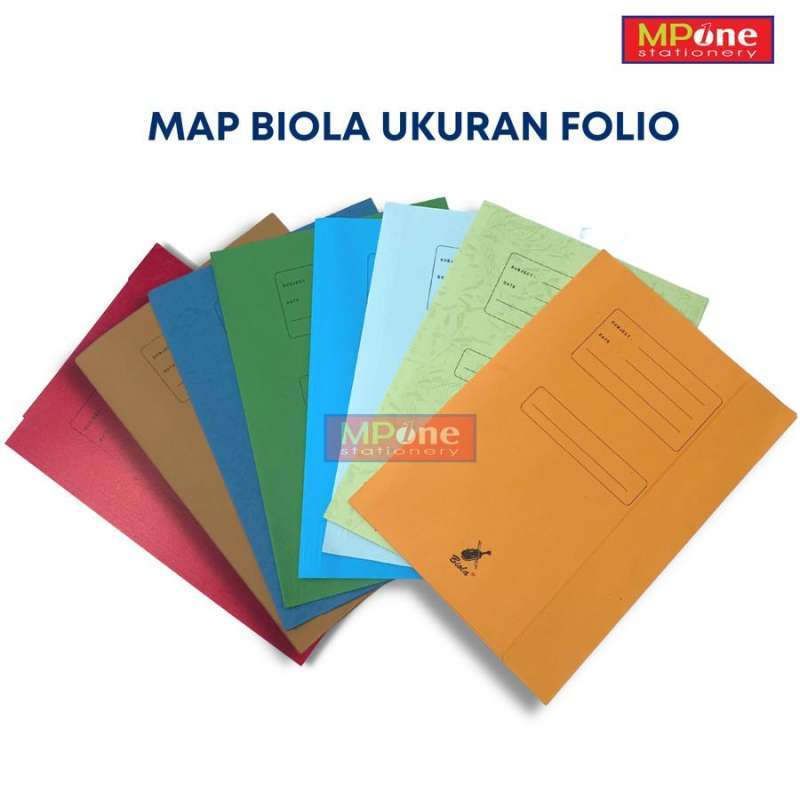Jual Map Kertas / Map Dokumen Biola Ukuran Folio - KREAM di Seller MP ...