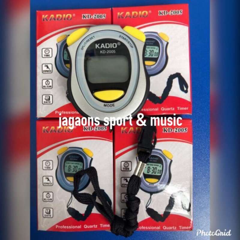 Jual Stop Watch Merk Kadio Type Kd 2005 Profesional Quartz Timer Di ...