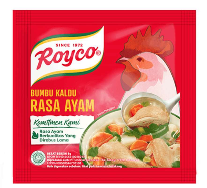 Jual ROYCO Bumbu Penyedap Rasa 8 gr [ 12 Sachet x 1 Renceng ] di Seller ...