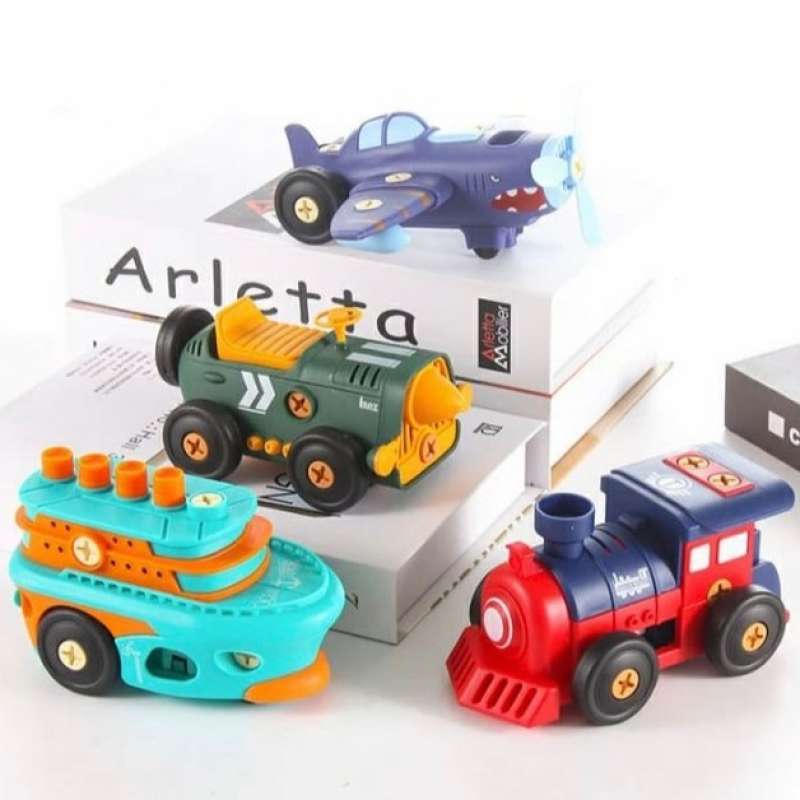 Jual MAINAN ANAK RAKIT TRANSPORTASI ELECTRIC DIY ~ ASSEMBLY LABORATORY ...