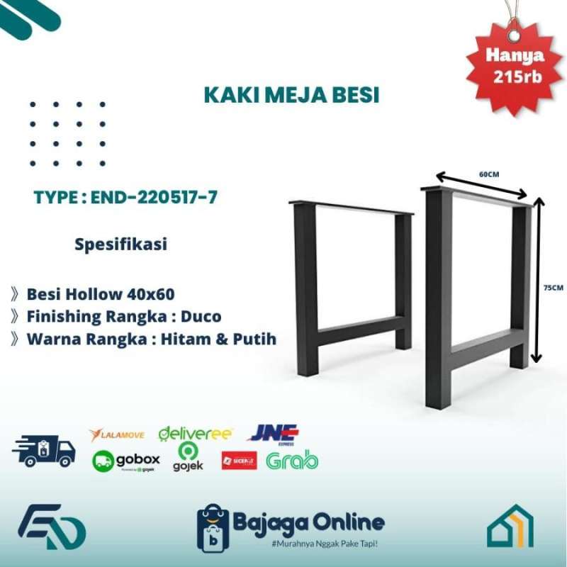 Jual KAKI MEJA BESI HOLLOW 40 X 60 di Seller Bajaga Online. - Lagoa ...