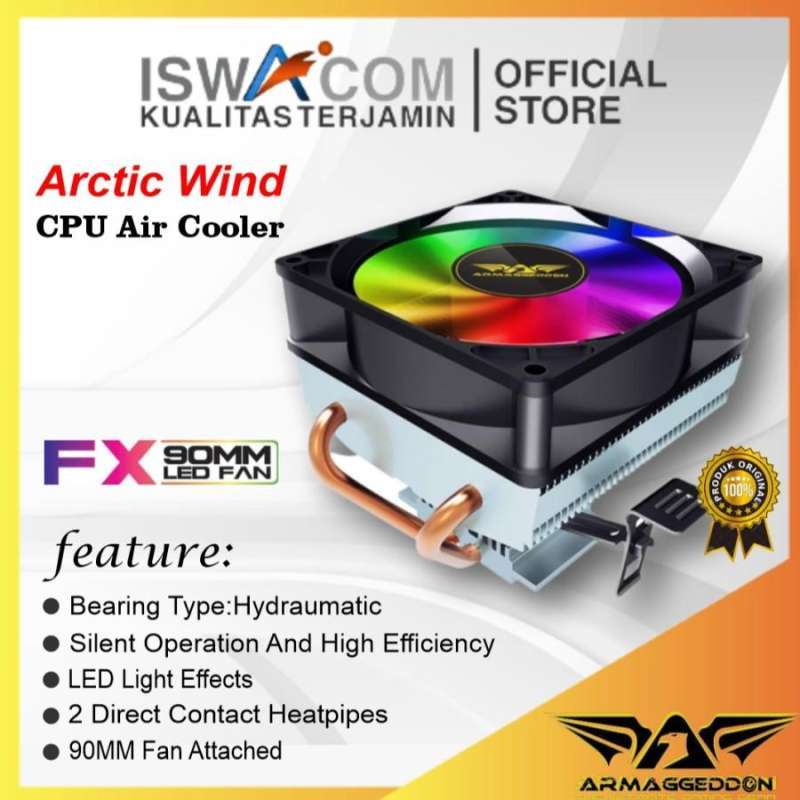 Jual Cpu Fan Rgb Armaggeddon Artic Wind 2 di Seller ISWA GADGET - Kota ...