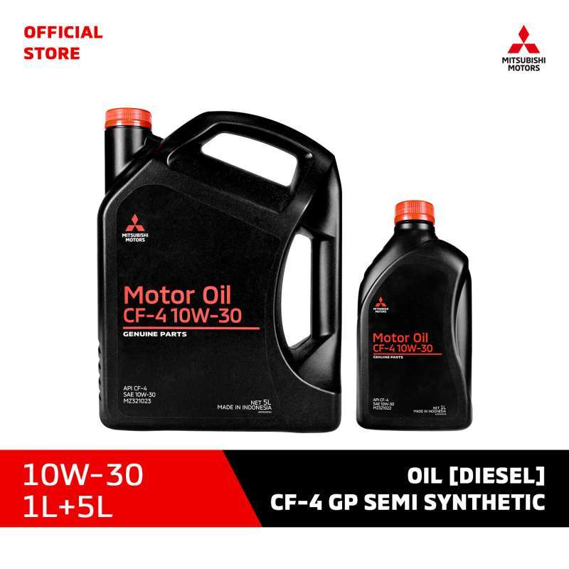 Promo [mmgo] Mitsubishi Motors Genuine Oil [diesel] 10w-30 Cf-4 Gp 5l ...