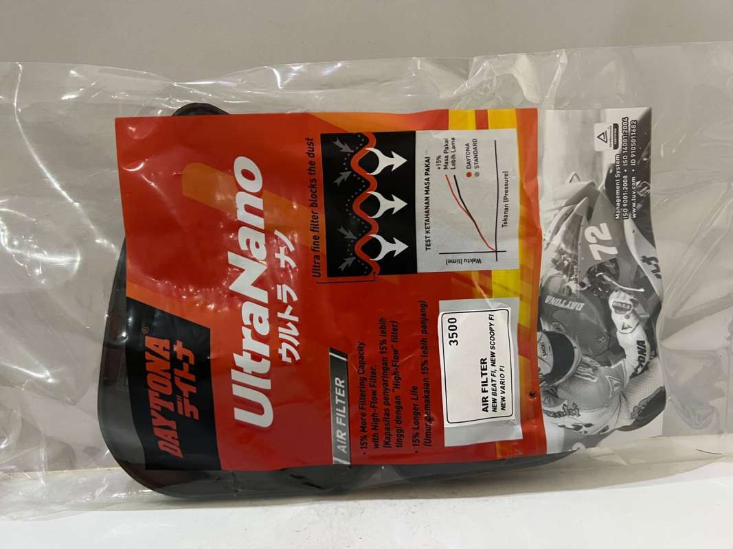 Jual FILTER UDARA BEAT SCOOPY SPACY VARIO FI INJEKSI DAYTONA RACING di ...