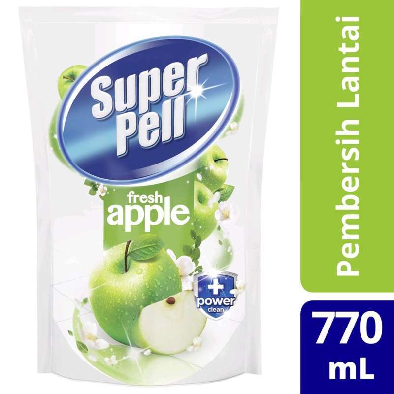 Jual Super Pell Pembersih Lantai Higienis Wangi Fresh Apel 770 Ml di ...
