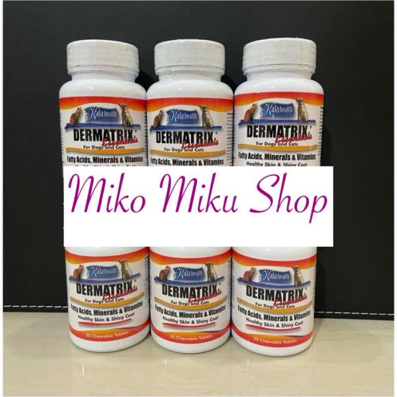 Promo Dermatrix Essential For Cats & Dogs 30 Tablets Diskon 11% Di ...