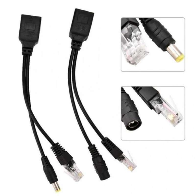 Promo Kabel Poe kabel splitter Cable Poe Injector Diskon 20% di Seller ...