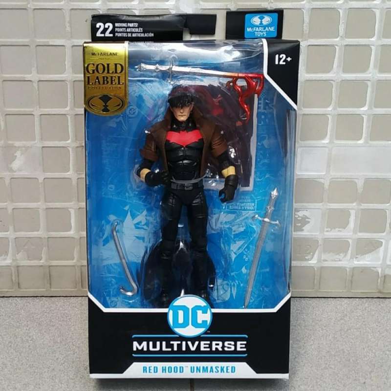 Jual MCFARLANE TOYS DC MULTIVERSE RED HOOD UNMASKED NEW 52 JASON TODD ...