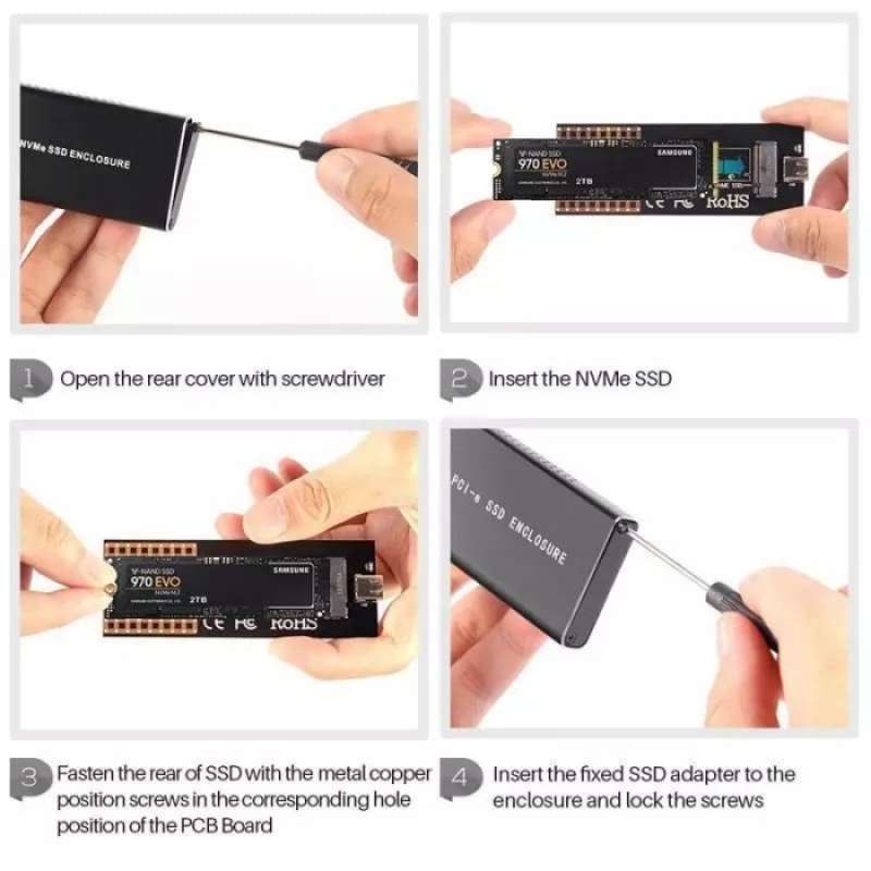 Promo Casing Ssd Nvme Usb 3.0 Diskon 11% di Seller Ghanim Shop ...