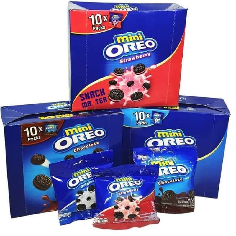 Jual Mini oreo chocolate / strawberry 10x20.4g di Seller AToZphere ...