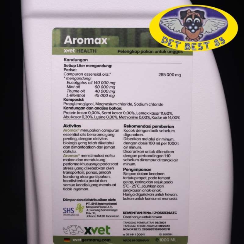 Jual Aromax Xvet Health 1liter Respiratory System+imune System Poultry ...