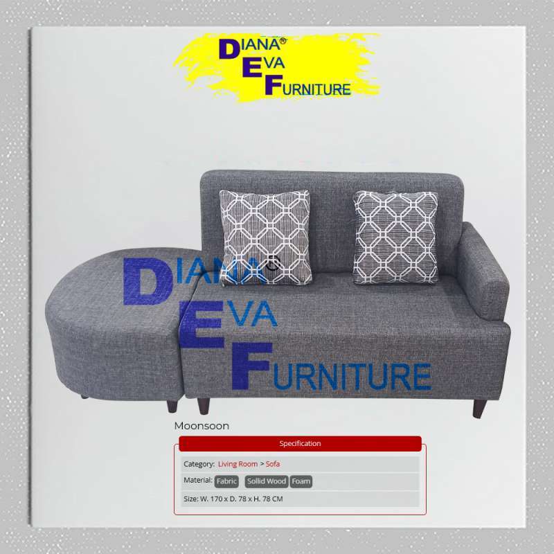Promo Sofa Moonsoon (Kursi Tamu) Diskon 30% di Seller Diana Eva ...