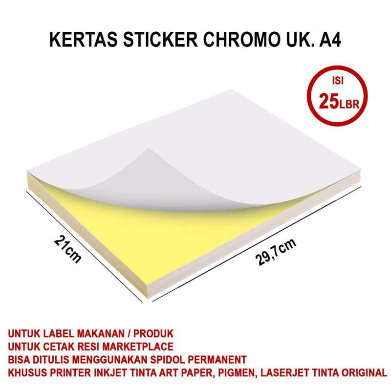 Jual Kertas Stiker Cromo Original Harga Termurah Juni 2024 | Blibli