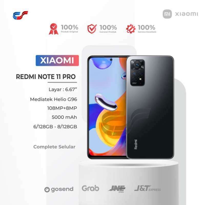 Promo Xiaomi Redmi note 11 Pro 8/128GB - Mediatek Helio G96 Layar 6.67 ...