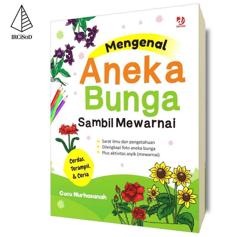 Promo Mengenal Aneka Bunga Sambil Mewarnai Diskon 20% di Seller IRCiSoD ...