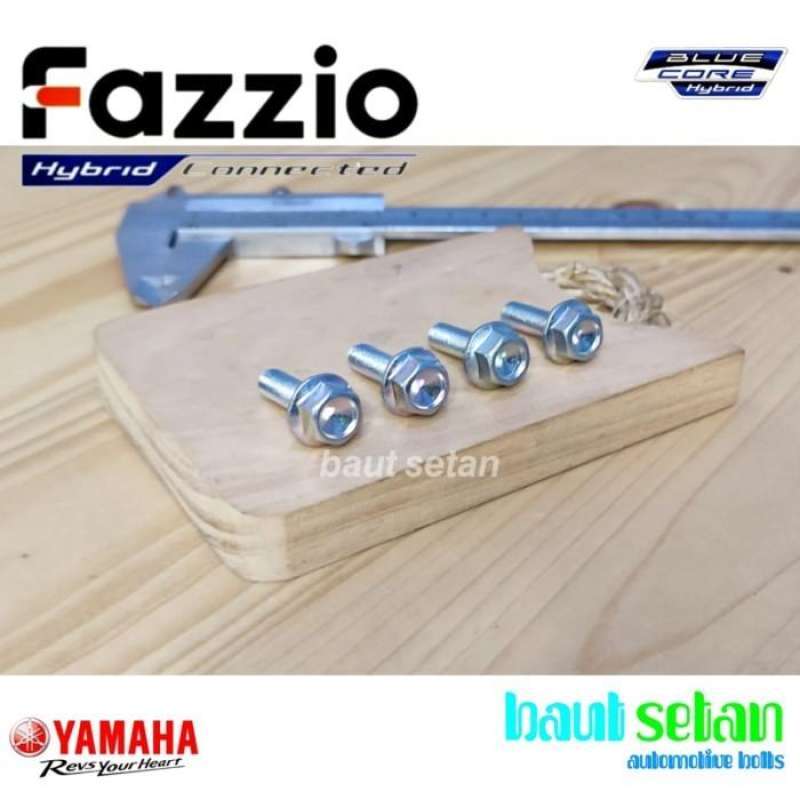 Jual Baut Set Pegangan Behel Belakang Yamaha Fazzio Flange Deep Recess ...