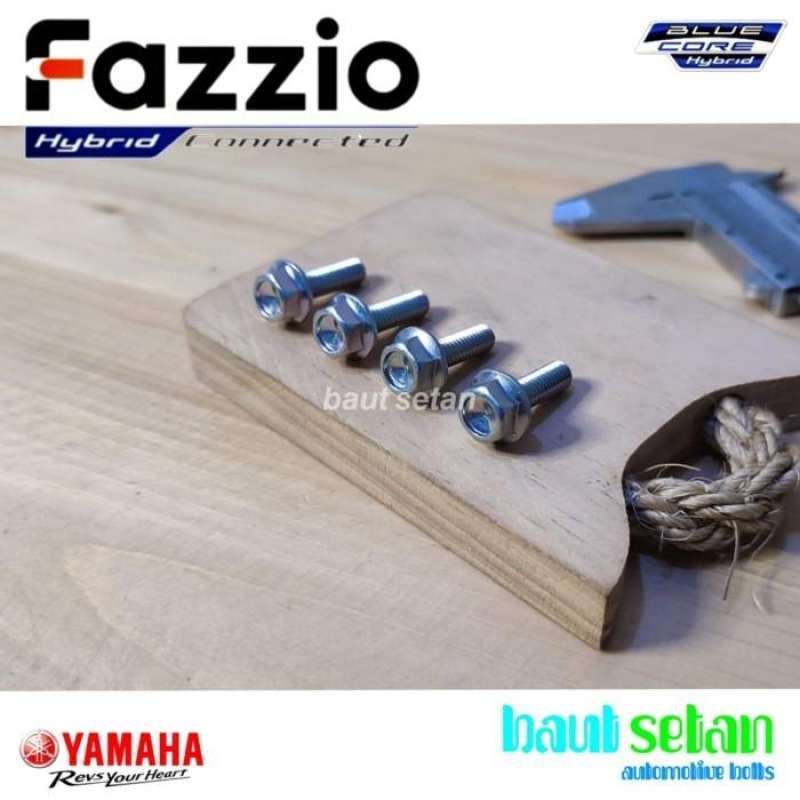 Jual Baut Set Pegangan Behel Belakang Yamaha Fazzio Flange Deep Recess ...