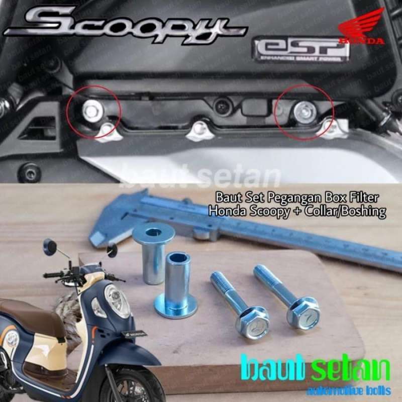 Jual Baut Set Pegangan Box Filter Honda Scoopy Esp di Seller Devil ...