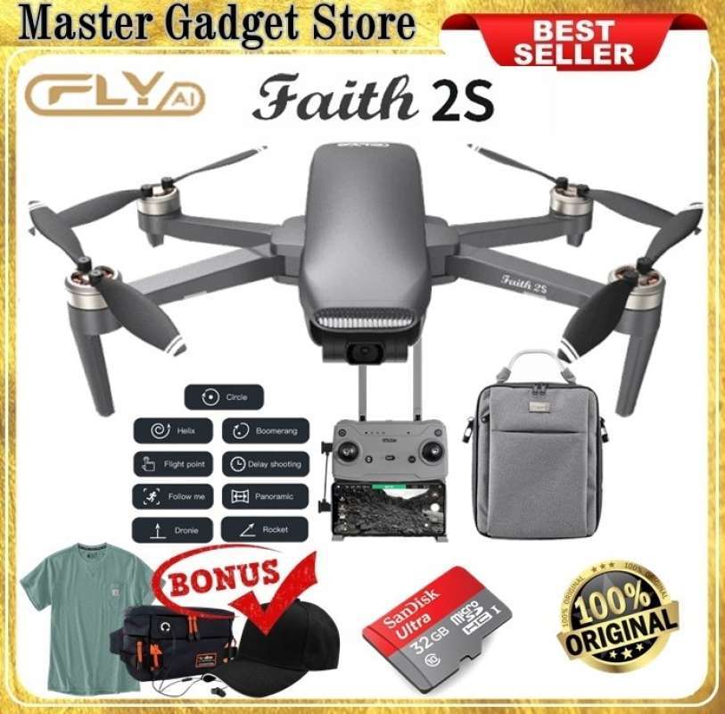 Jual Rc Drone Fly Freely CFLY FAITH 2S 3-AXIS GIMBAL CAMERA SONY 4K ...