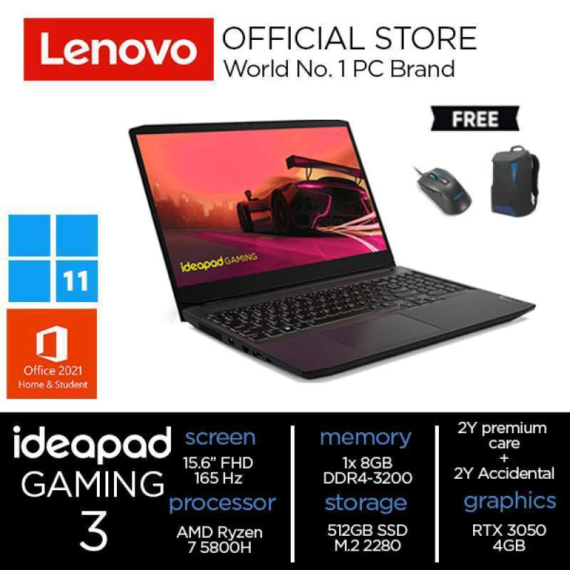 Jual Lenovo Ideapad Gaming Ach Uyid Laptop Gaming Amd Ryzen H Gb Gb Ssd Rtx