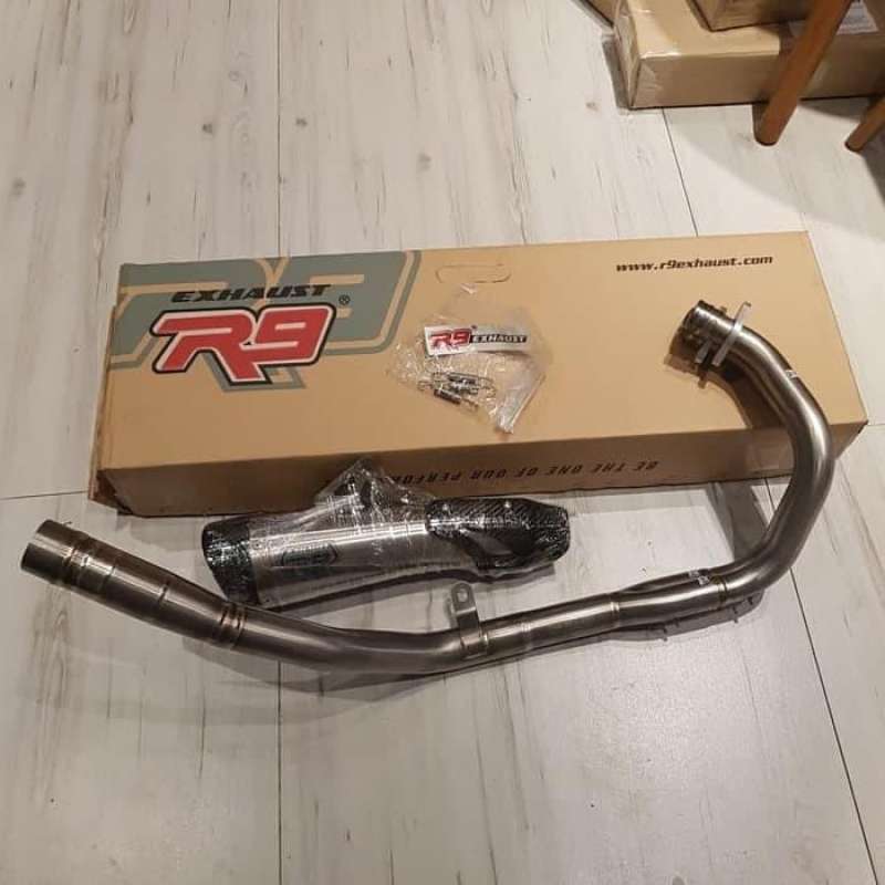 Jual Knalpot R9 New H2 New Titanium Ninja 250 Fi Cbr250rr R25 Mt25 ...