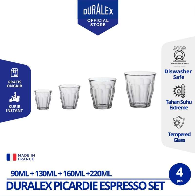 Jual DURALEX Picardie Espresso Package - 4 Pcs di Seller Duralex ...