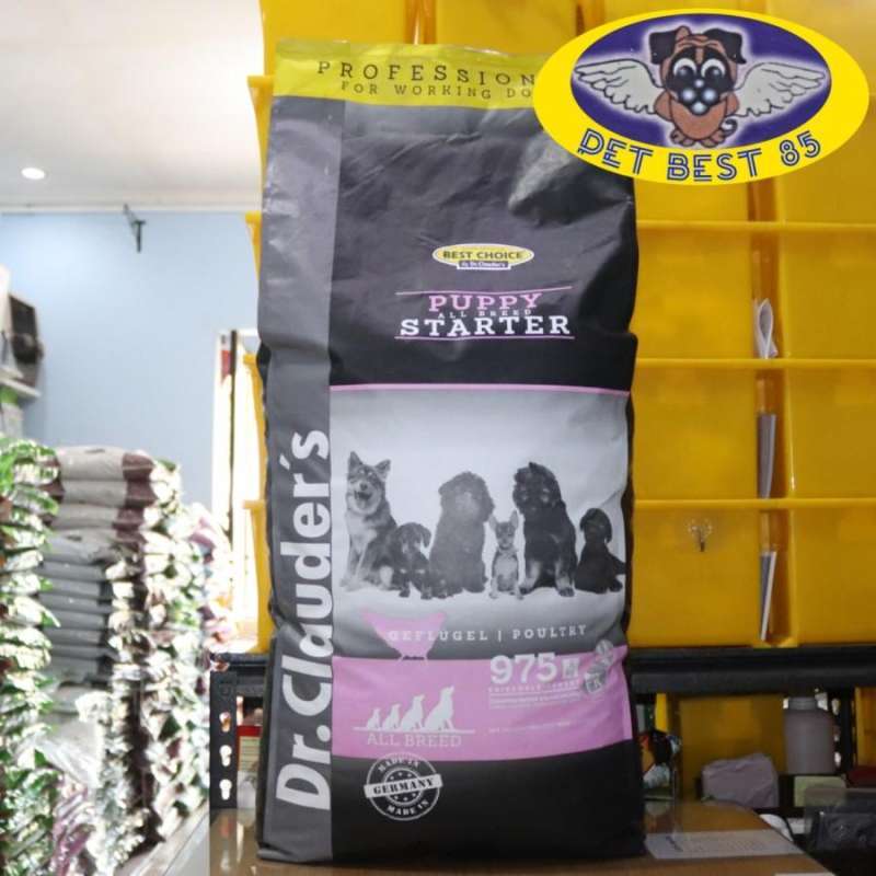 Jual Dr clauder Best Choice puppy starter 20kg gluten free & support ...