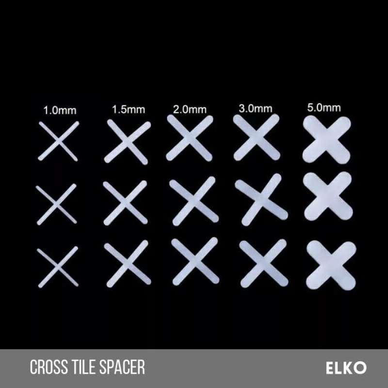 Jual Cross Tile Spacer 1/1.5/2/3/5/8/10mm Perapi Jarak Nat Keramik ...