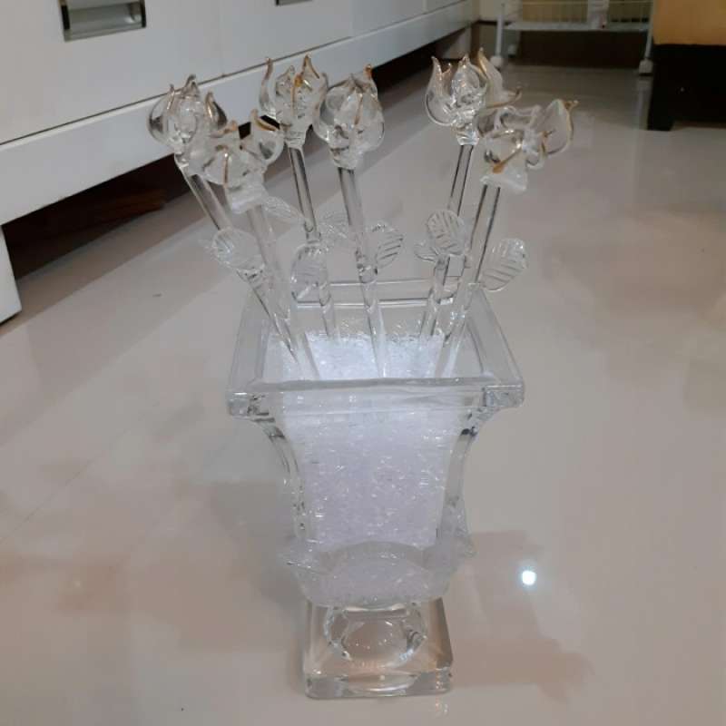 Promo Bunga Kristal Bening 1 Set Diskon 10% di Seller Seung store ...