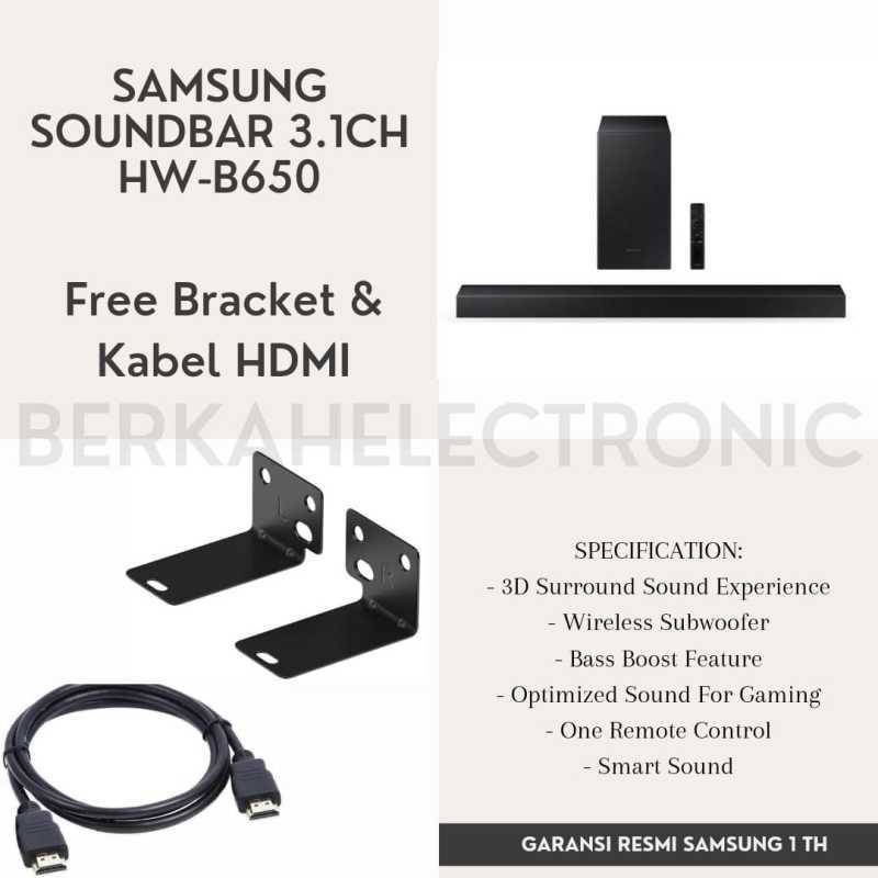 Jual SAMSUNG SOUNDBAR 3.1ch NEW 2022 | HW-B650 di Seller BERKAH ...