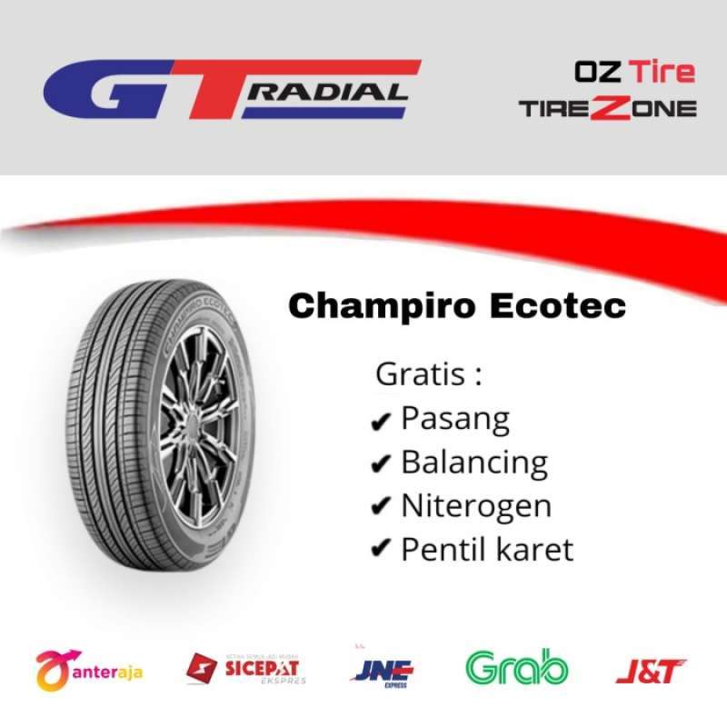 Jual Ban Mobil Gt Radial 185/65 R15 Champiro Ecotec Di Seller Carlos ...