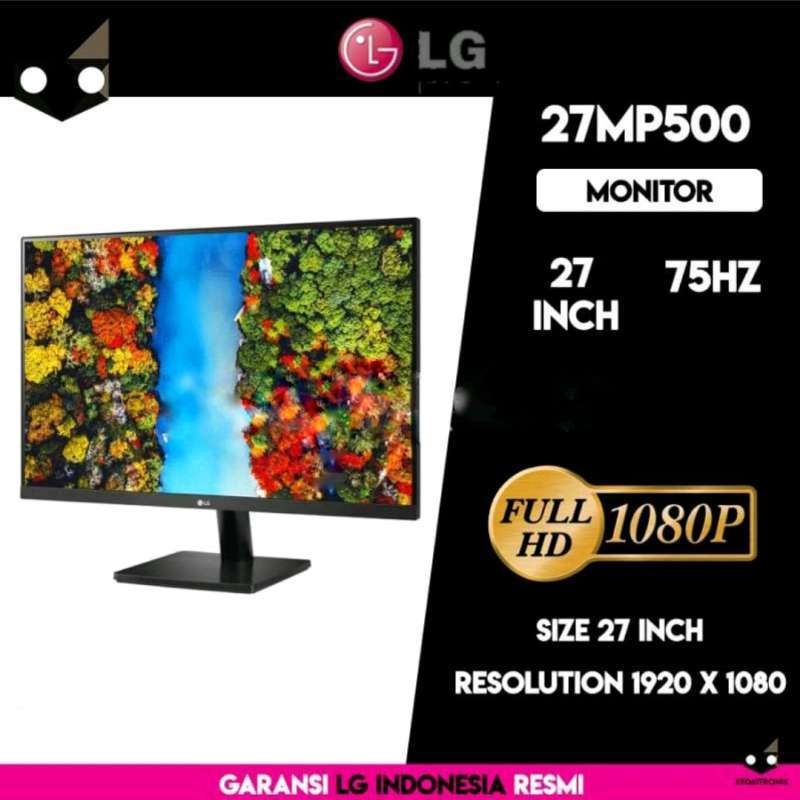Jual Monitor Led Lg 27mp 500 27 Inch Ips 75hz Full Hdmi Di Seller ...
