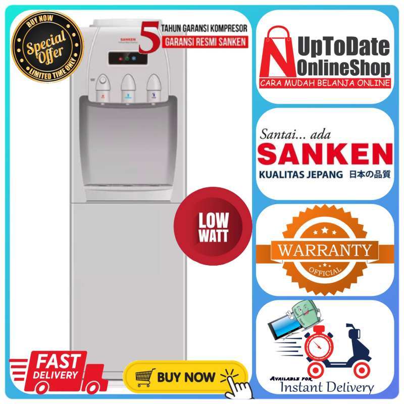 Promo Dispenser Galon Atas Sanken Hwd-730n Hwd730n Kompresor Tangki ...