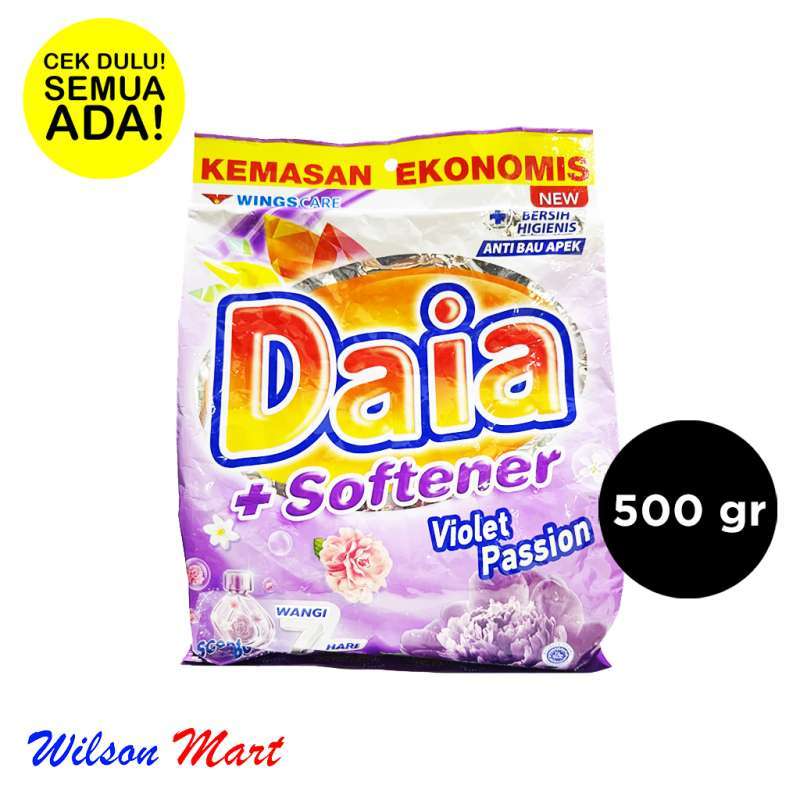Jual Daia Violet Passion 500 Gram Deterjen Detergent Dan Softener Di ...