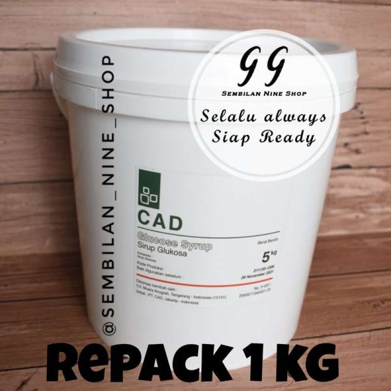 Jual GLUCOSE 1 KG CAD Brix 82 Sirup Glukosa Syrup Pemanis di Seller ...