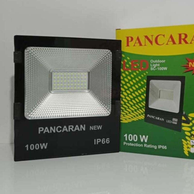 Jual Lampu sorot LED 100 watt PANCARAN / lampu tembak Outdoor LED 100 ...
