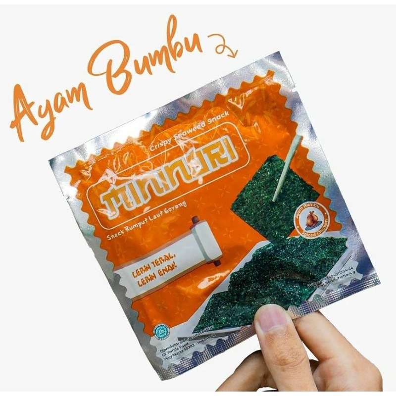Jual Mininori Snack Rumput Laut Varian Rasa 1 Pack - Ayam Bumbu Di ...