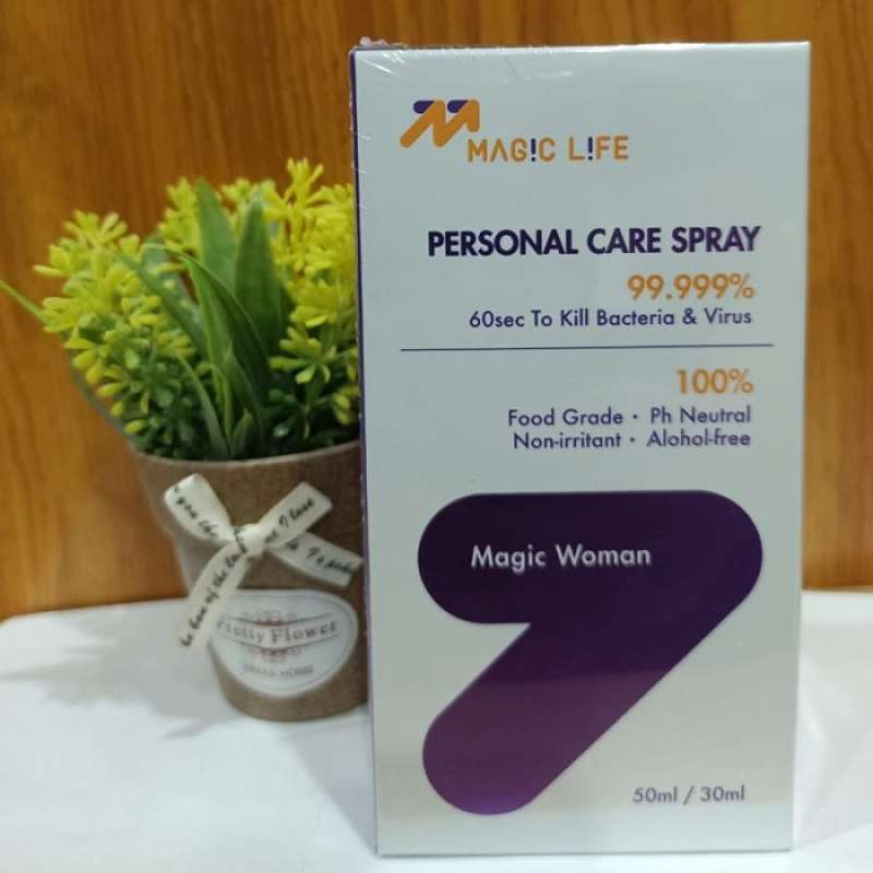Jual Personal Care Spray Magic Women Magiclife 1 Box Isi 30ml Dan 50 Ml ...