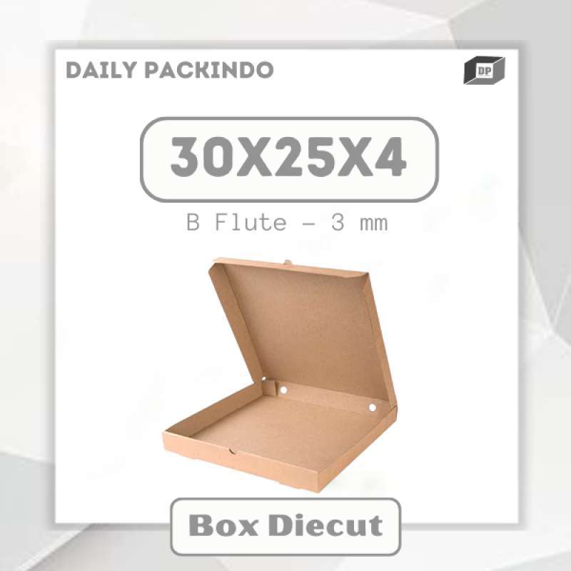 Jual [Min Beli 10 Pcs] Kardus/Dus/Packaging/Corrugated/Box Pizza Diecut ...