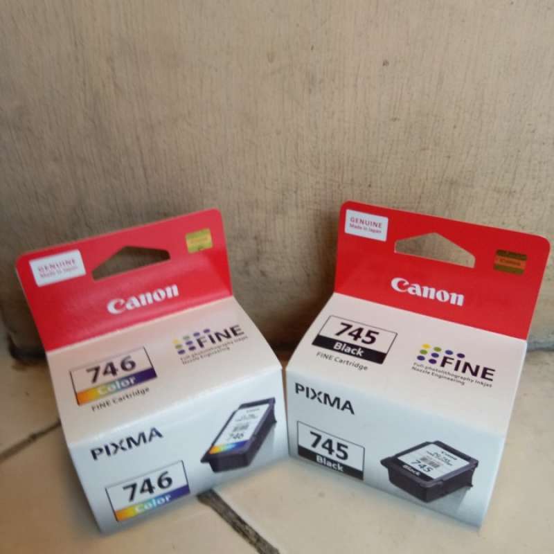 Promo 1 Set Tinta Printer Canon Pg 745 - Cl 746 Diskon 10% Di Seller ...