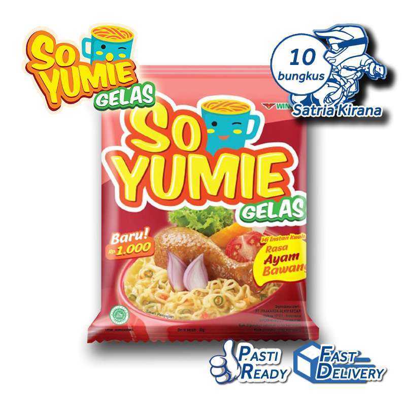 Promo So Yumie Mie Instan Gelas Ayam Bawang [10 Sachet / 1 Renceng ...