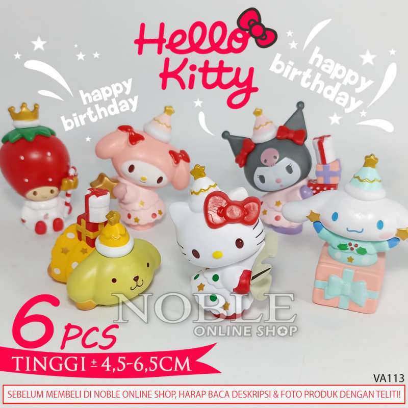 Jual Hello Kitty Sanrio Birthday Celebration Time Figure Fashion Cat ...