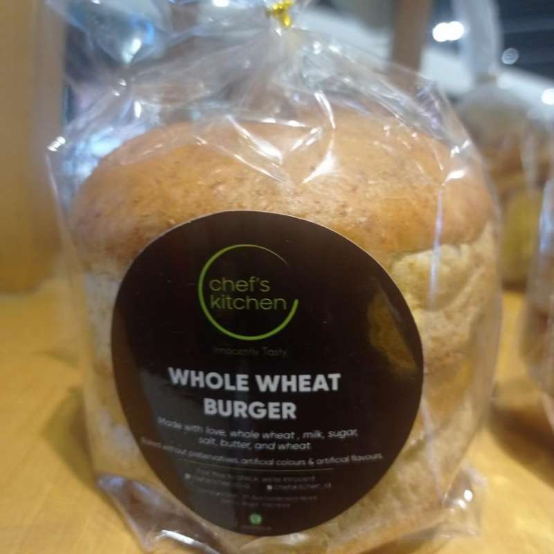 Jual roti chef's kitchen chef whole wheat burger di Seller ...