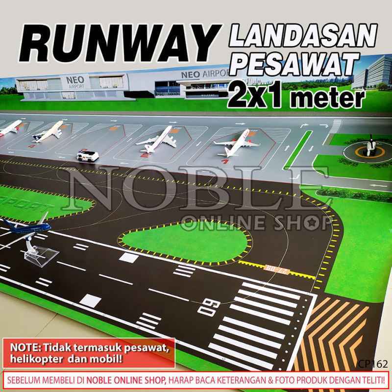 Promo MAT RUNWAY PESAWAT LANDASAN BANDARA TOYS AIRPORT PLAYMAT DESIGN ...