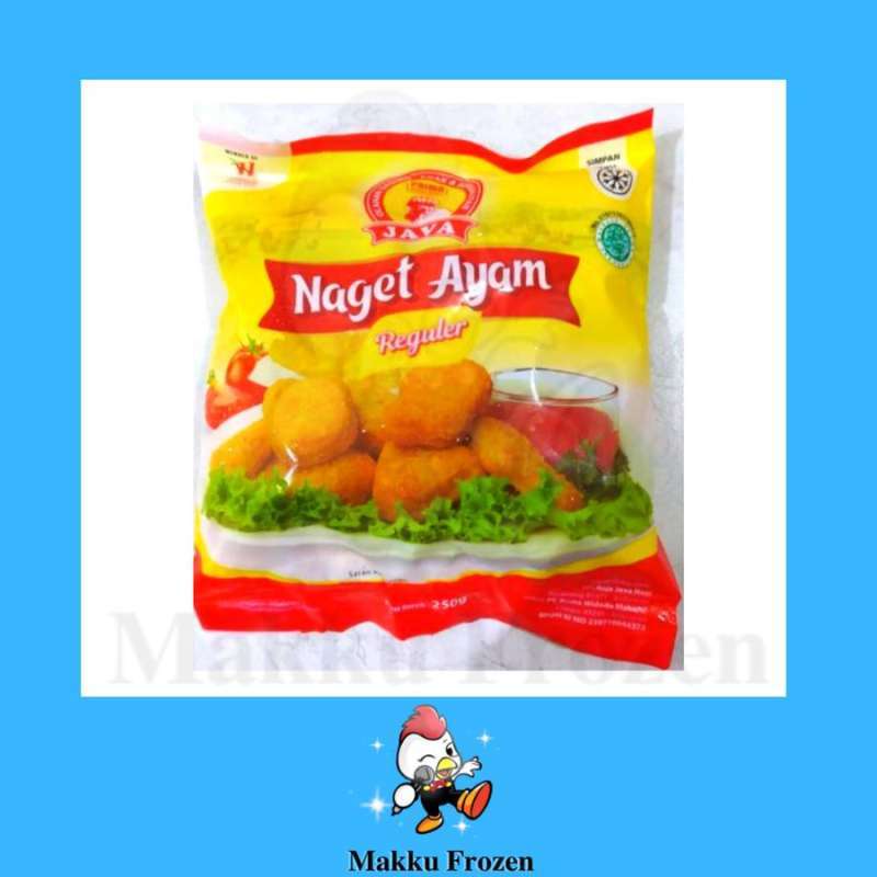 Jual Java Naget Ayam Reguler (Chicken Nugget) 250gr, Makanan Beku Halal ...