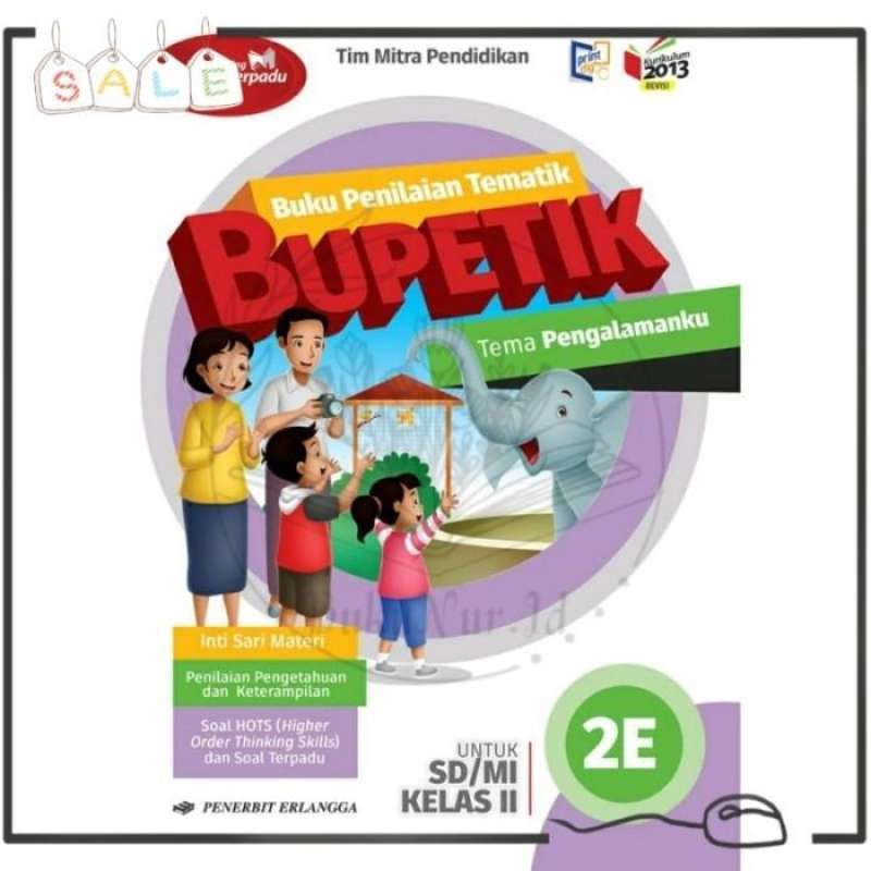 Jual BUKU BUPETIK KELAS 2 SD 2A 2B 2C 2D 2E 2F 2G 2H k13 Revisi ...