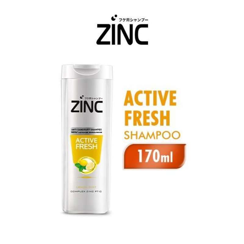 Promo Zinc Shampoo A/K Active Fresh Lemon Mint 170 ml Diskon 42% di ...