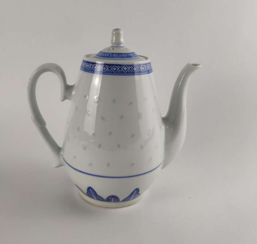 Jual Vintage Chinese Tea Pot Blue Porcelain / Teko Teh Biru Jadul di ...