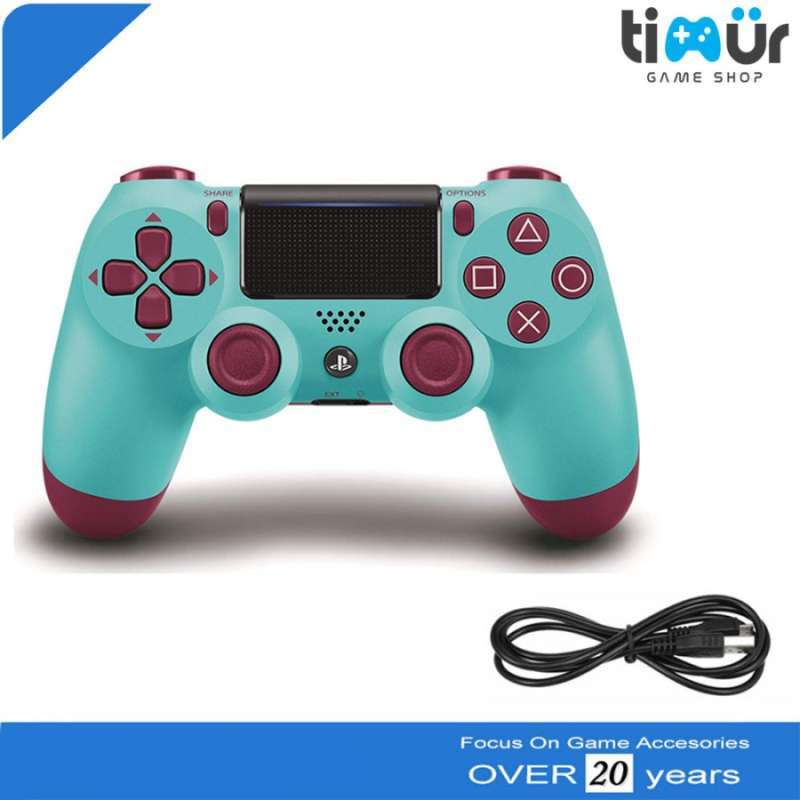 Jual Stick Stik PSS4 Wireless Ori Original Pabrik Warna Berry Blue di ...